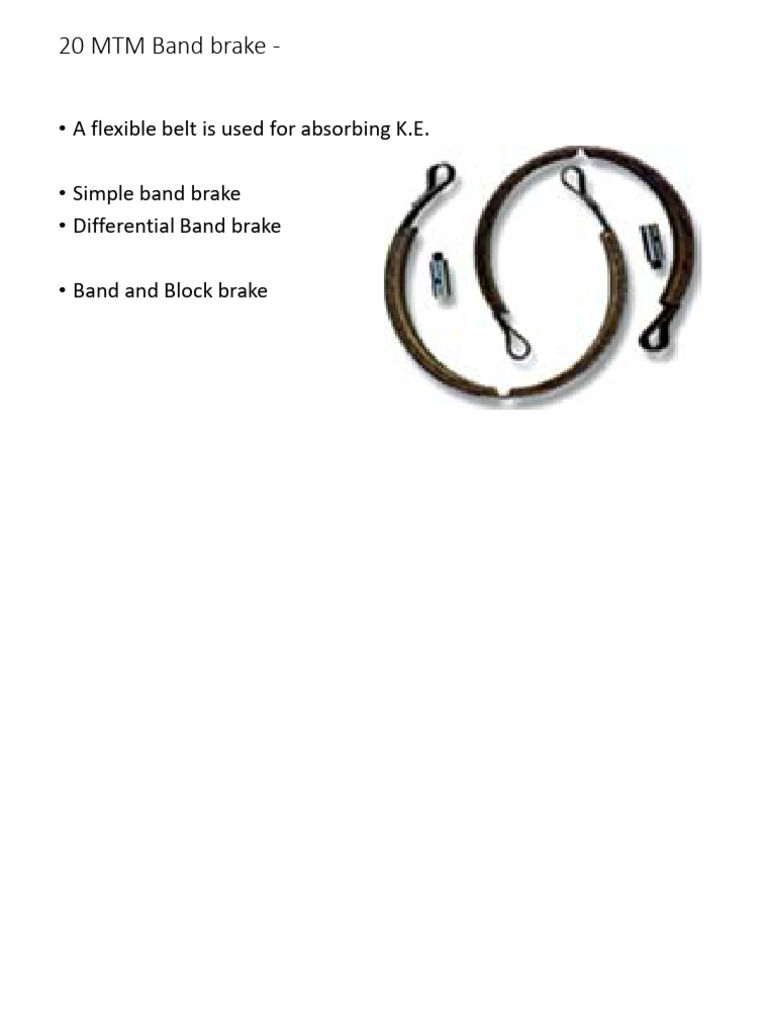 20 MTM band brake-1 | PDF | Lever | Force