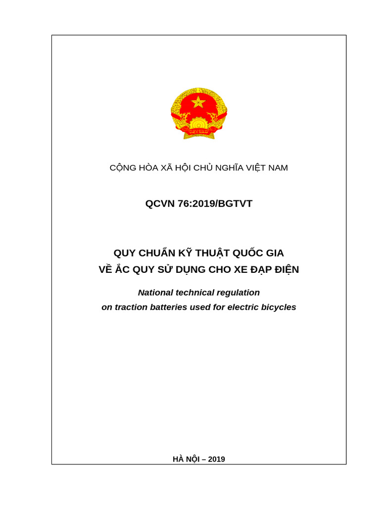 QCVN 76-2019 | PDF