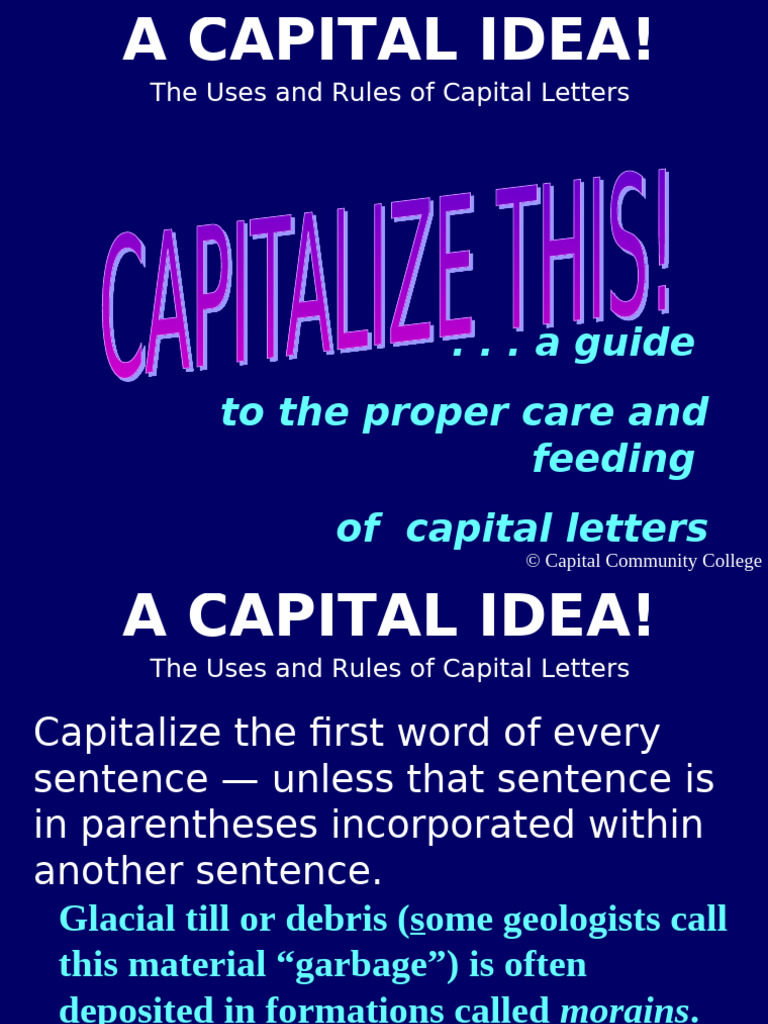 capitals | PDF