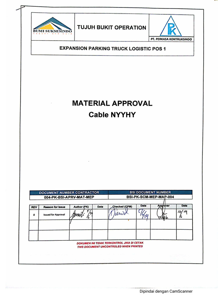 004 Pk Bsi Aprv Mat Mep | PDF