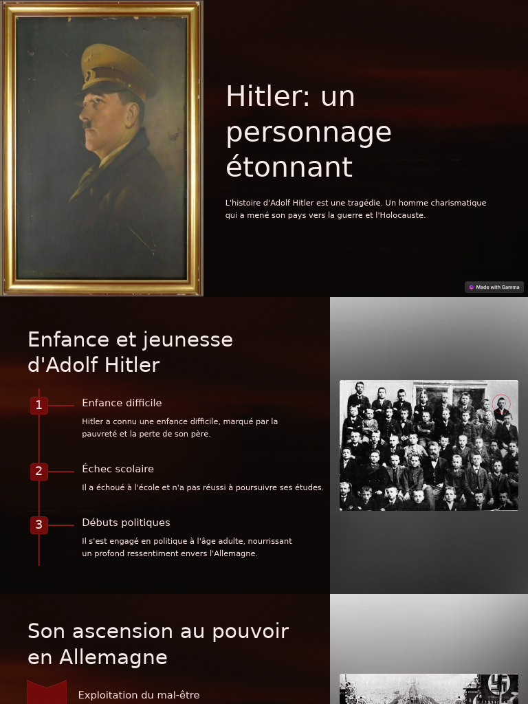 Hitler : Ascension, crimes et leçons | PDF | Allemagne nazie | Adolf Hitler