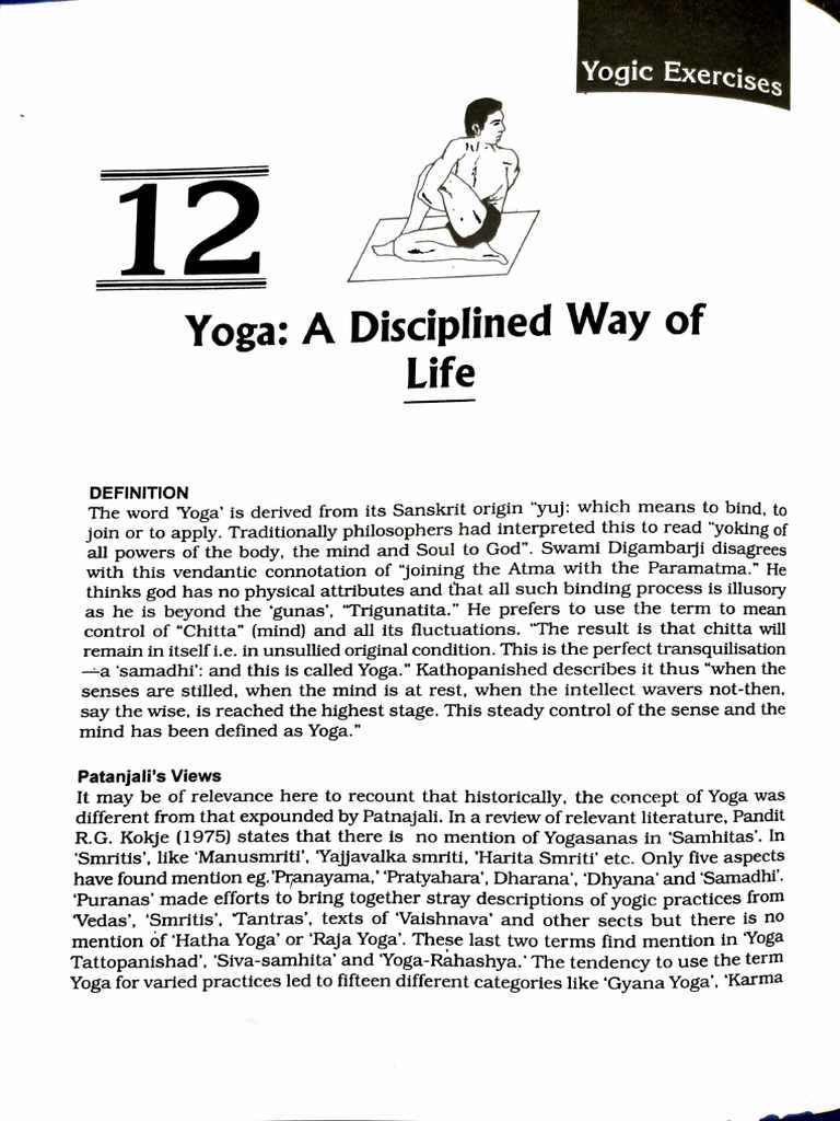 The Yogic Way of Life Explained | PDF | Yoga | Asana