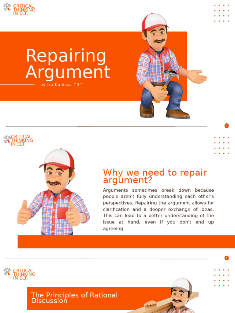 Repairing Arguments | PDF | Argument | Reason