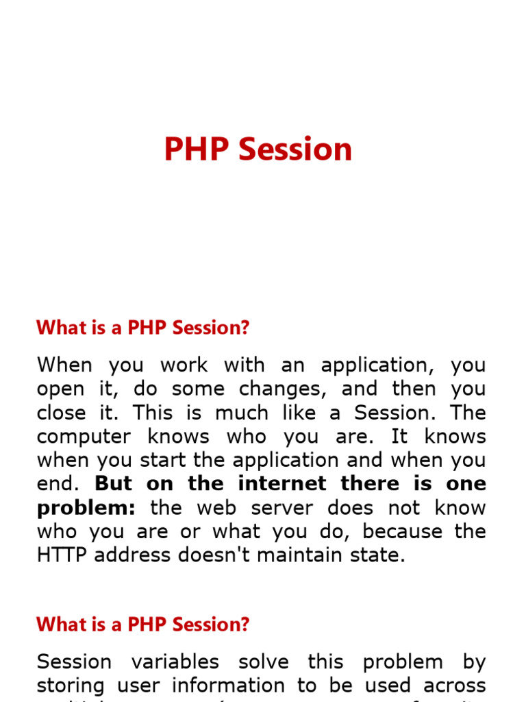Php Session | PDF