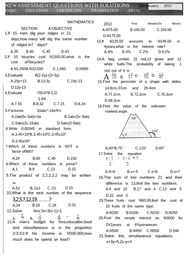 Julak Maths | PDF | Area | Euclidean Geometry