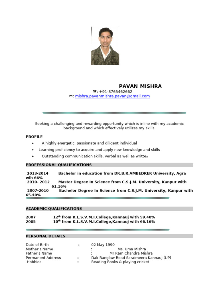 Pavan Resume | PDF
