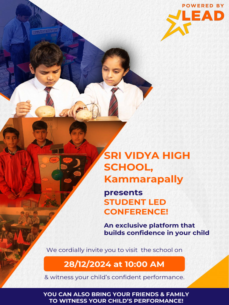 Poster For Student Led Conference | PDF
