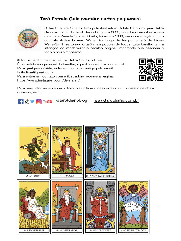 tarot-estrelaguia-imprimir-cartas-pequenas | PDF