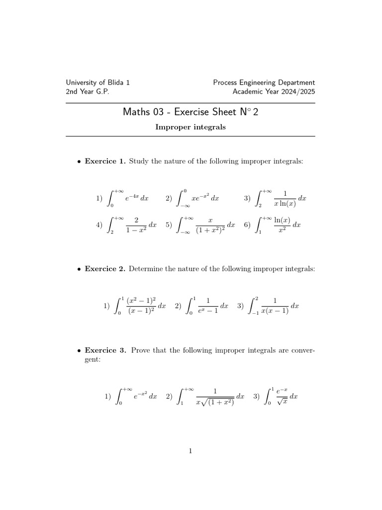 serie 4 TD math | PDF