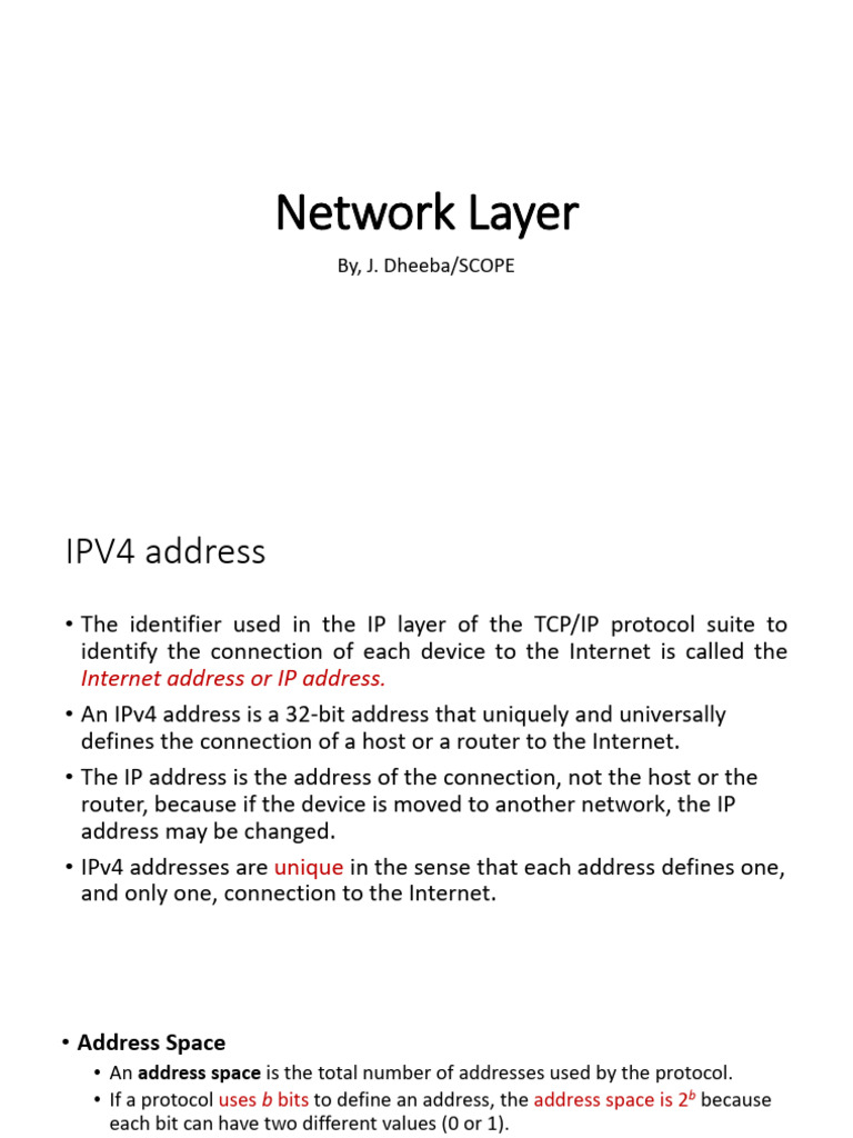7-Network Layer - Logical Addressing-09!02!2023 | PDF | Internet Protocols | I Pv6