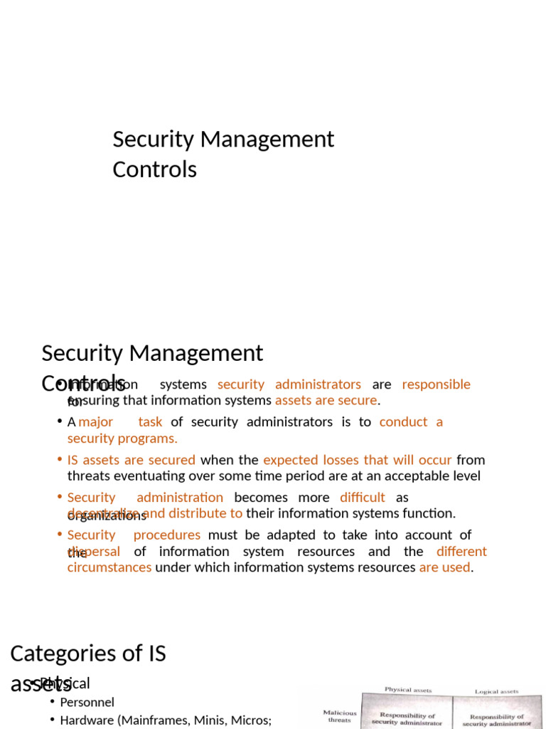 9-Security Management Controls - I-01!08!2024 | PDF | Databases | Information Technology