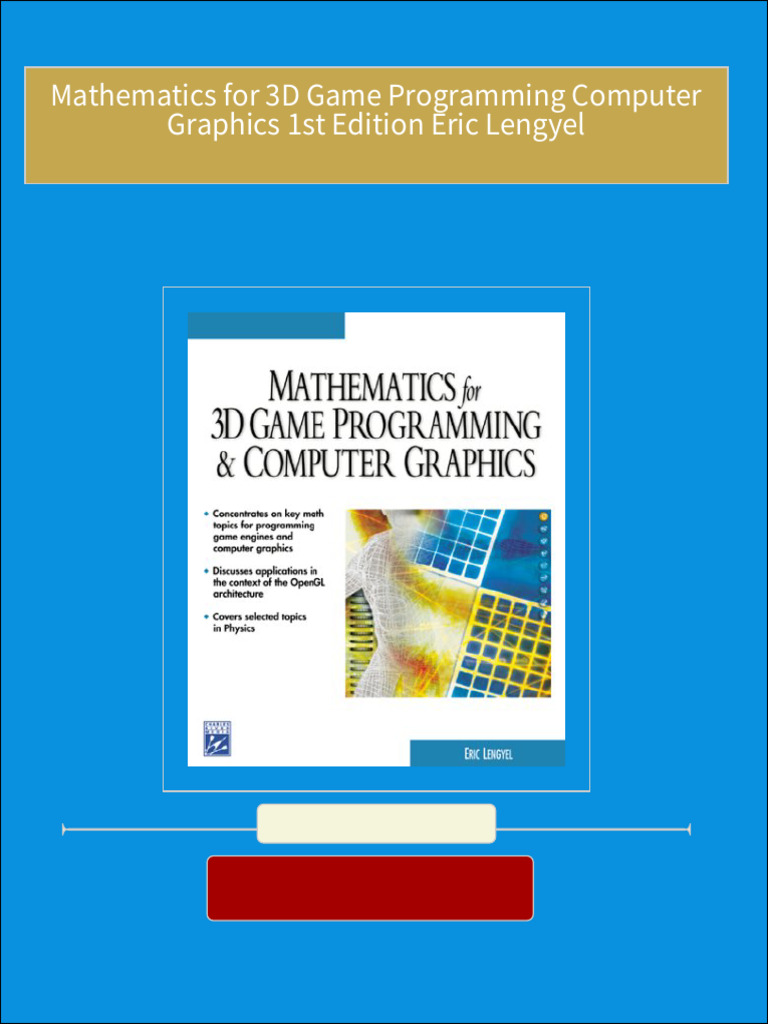 Pdf Mathematics For 3d Game Programming Computer Graphics 1st Edition