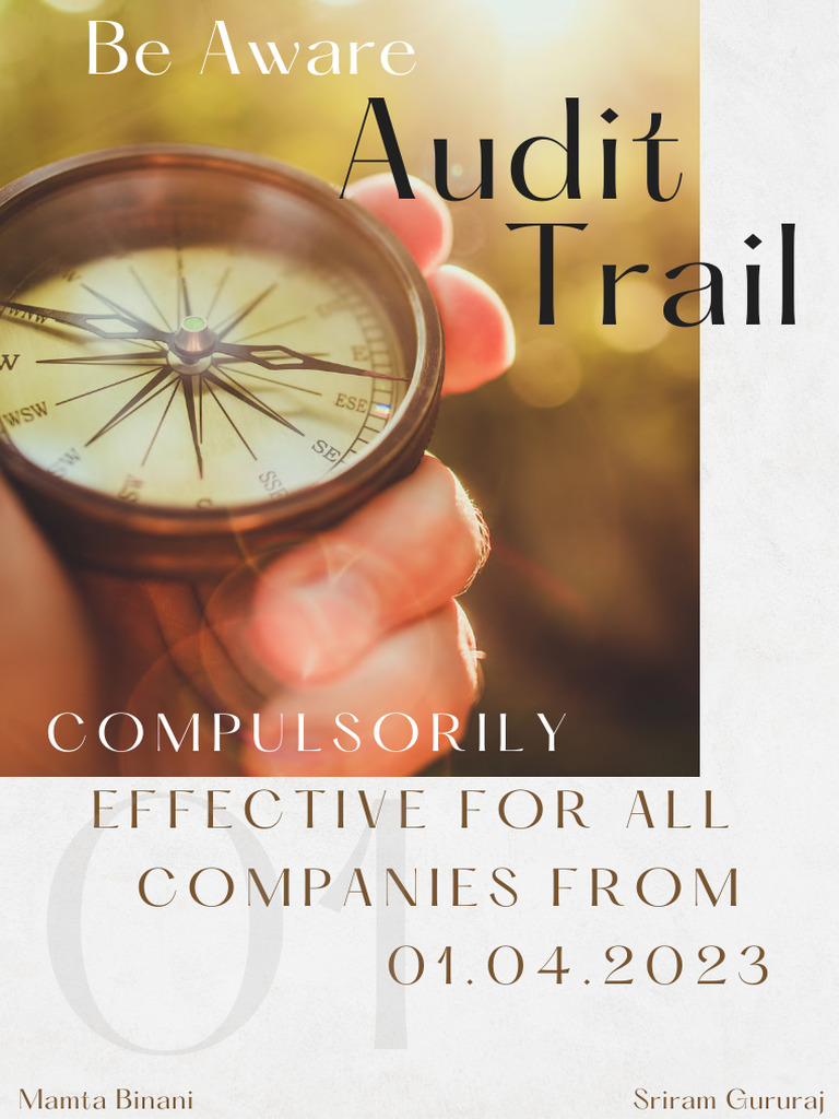 AUDIT TRAIL. | PDF | Audit | Database Transaction