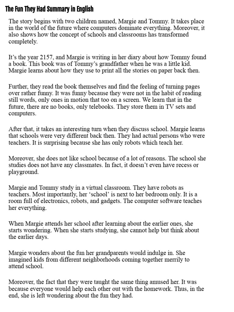 Summary Pdf