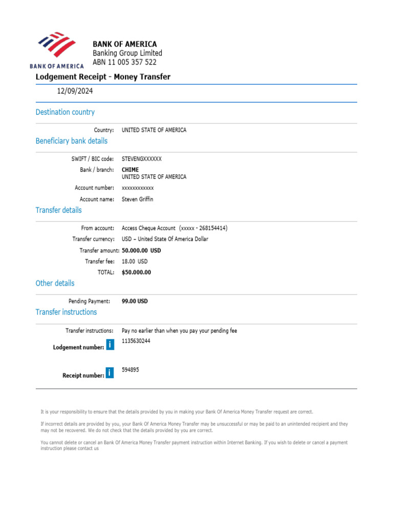 Money Transfer Receipt Ibadan Oluyole Ashipa | PDF