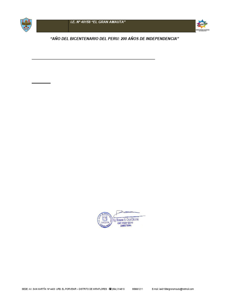 Oficio Posta Charla Motivacional | PDF