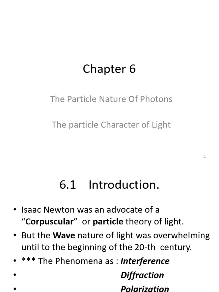 Chapter 6 | PDF | Photoelectric Effect | Electron