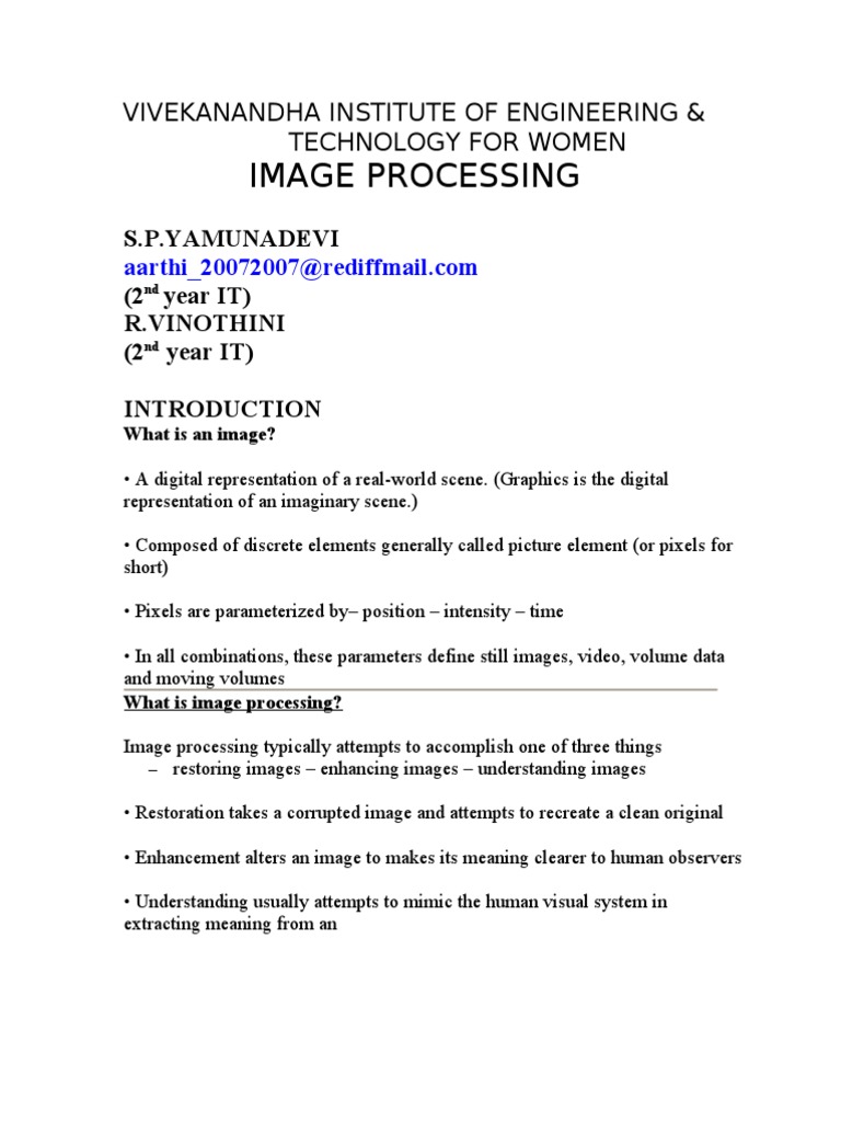 Image Processing 1 | PDF | Medical Imaging | Radiology