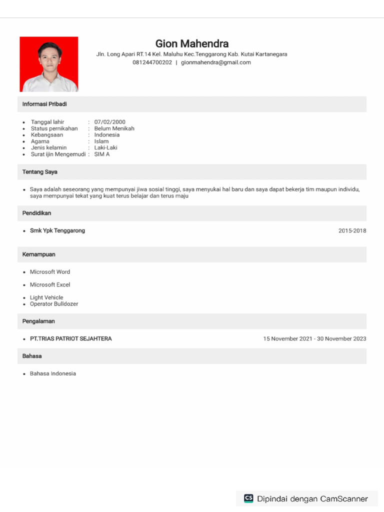 Gion Mahendra DZ 27 Juni 2024 | PDF