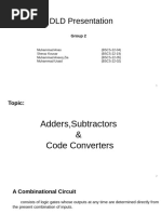 DLD Design of Combinational Circuits BCD To Excess 3 Code Converter | PDF