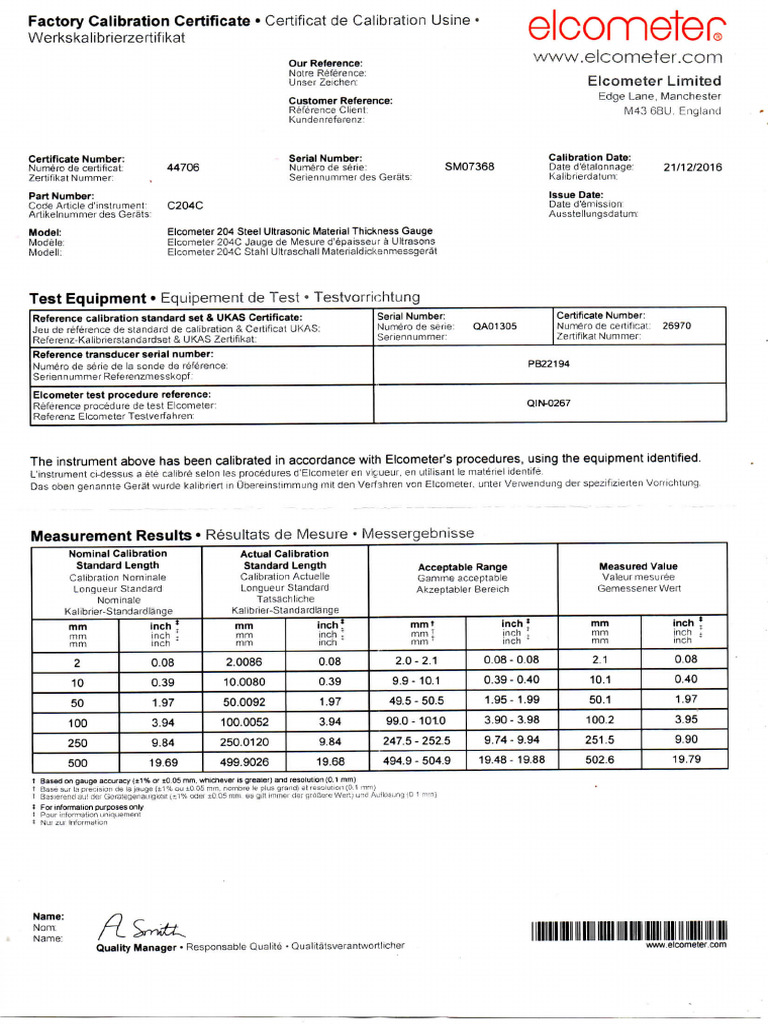 Elcometer 204 sm07368 21 Des 16 | PDF