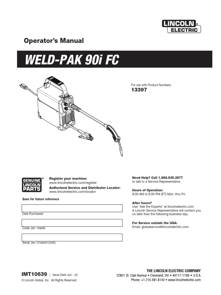 Fc90 Manual | PDF | Welding | Construction