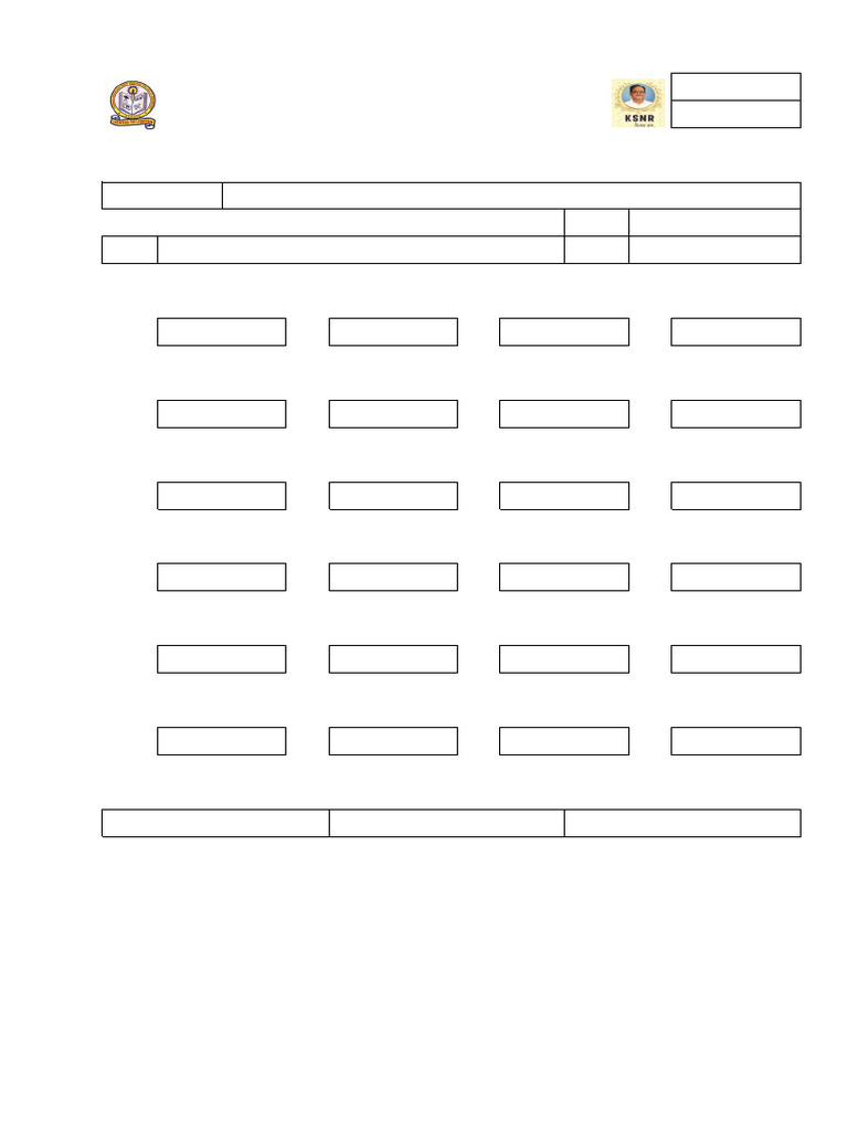 KSRM B.Tech II Sem Exam Seating Plan | PDF