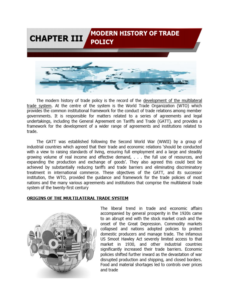 CHAPTER-3-1ITO | PDF | World Trade Organization | General Agreement On ...