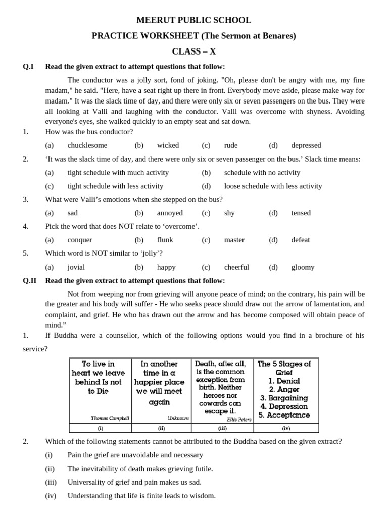 english class 10 cbse | PDF | Grief