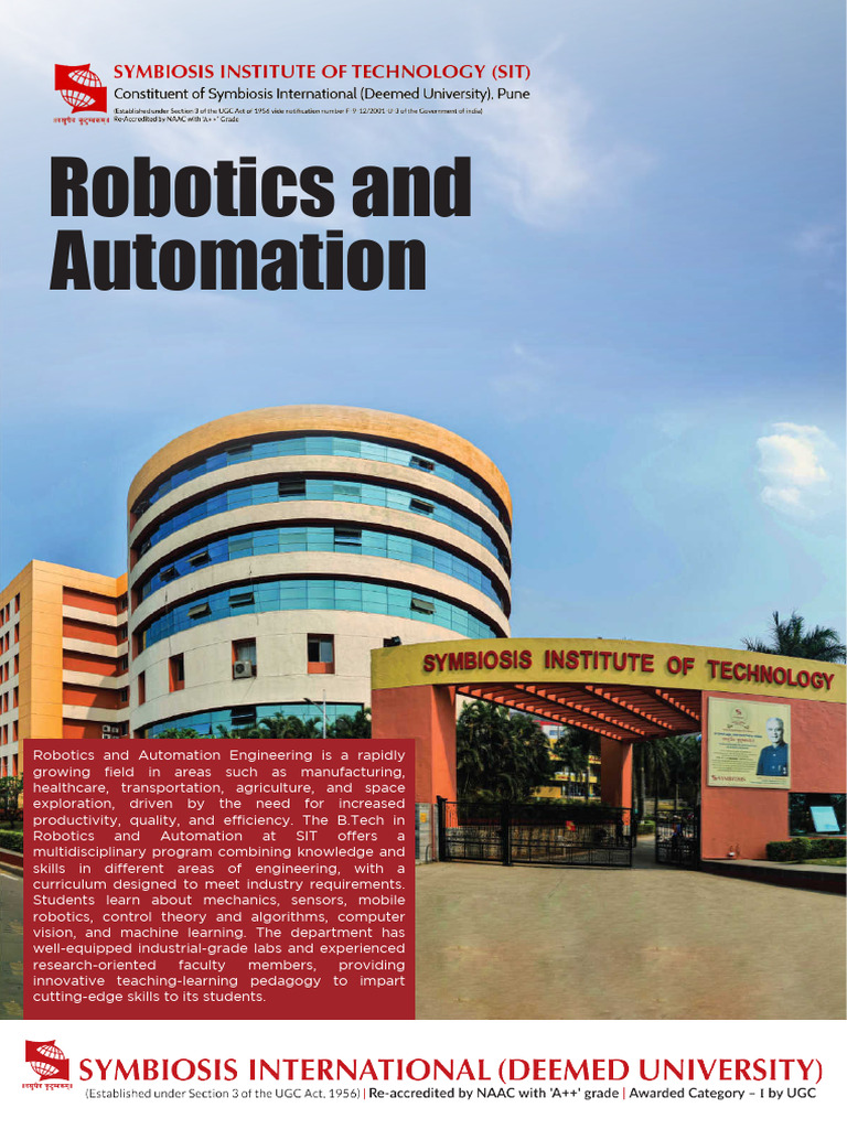 Sit Robotic Brochure | PDF | Robotics | Automation