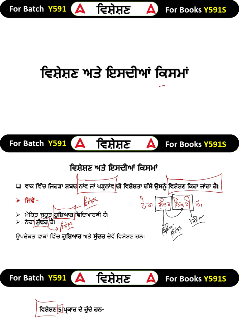 Punjabi Grammar | PDF