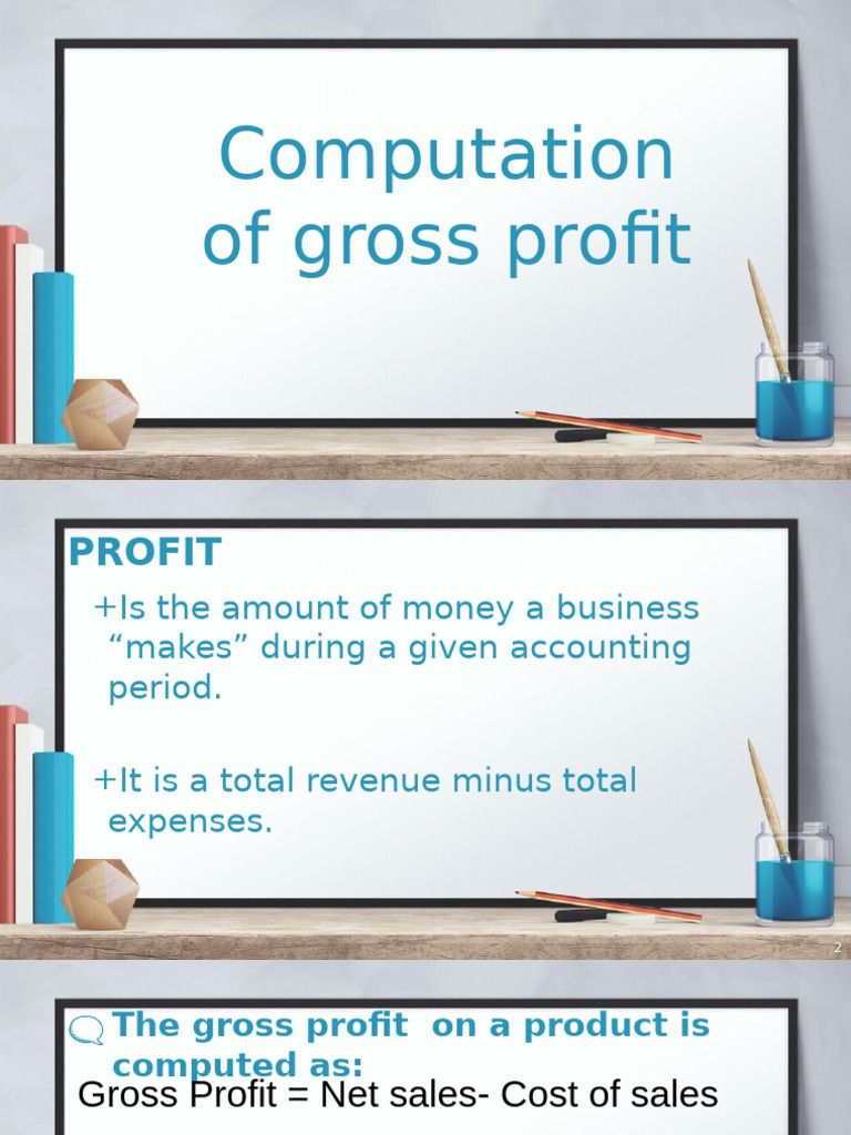 Gross Profit | PDF | Gross Income | Net Income