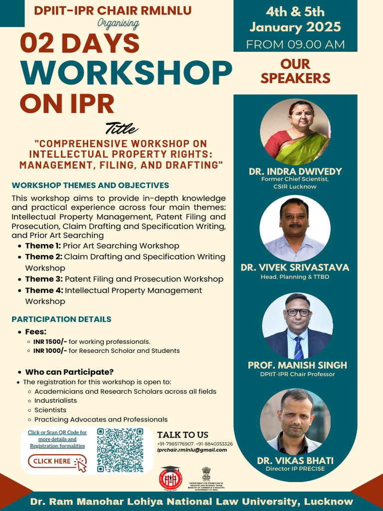 Two days Workshop on IPR | PDF