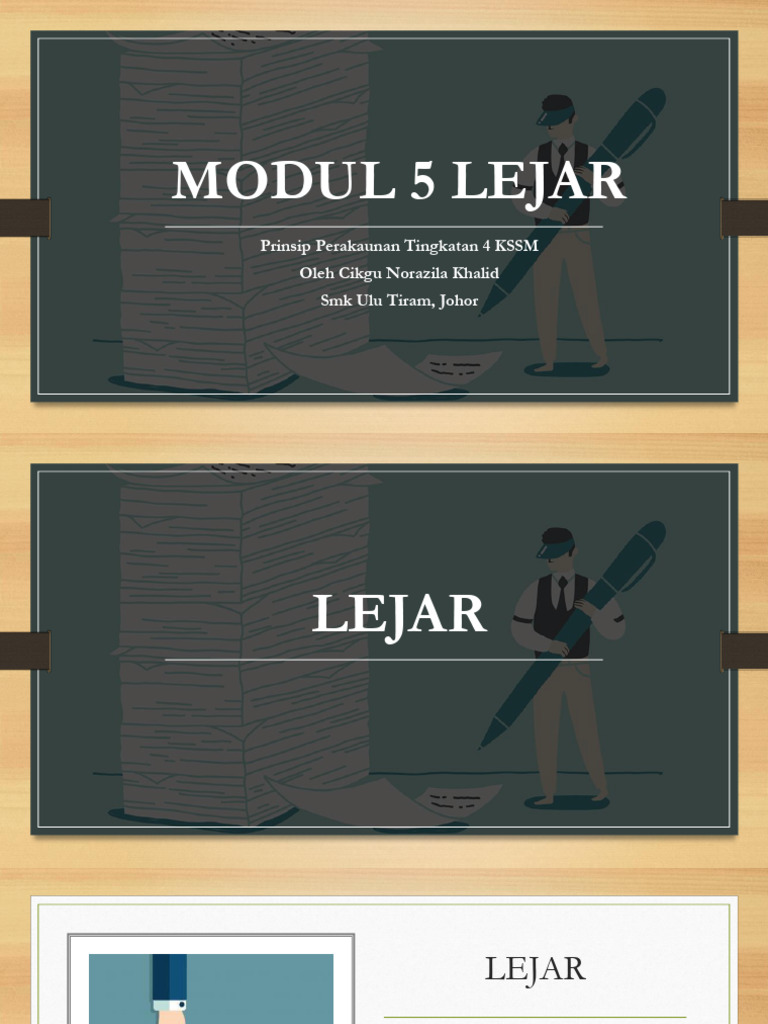 Akaun t4 KSSM Modul 5 Lejar Zila Khalid ) | PDF