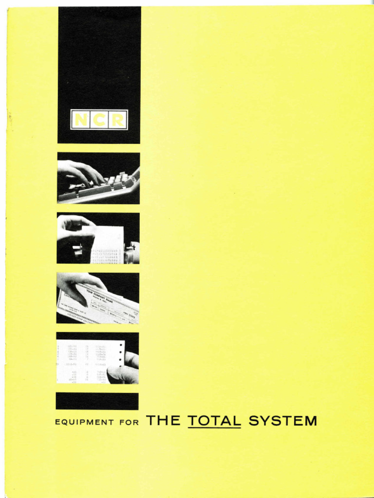 NCR Product Line Brochure 1963 | PDF