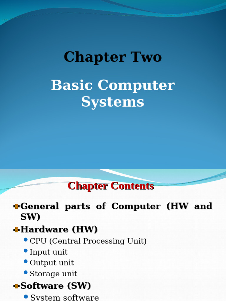Chapter 2 | PDF | Central Processing Unit | Computer Hardware