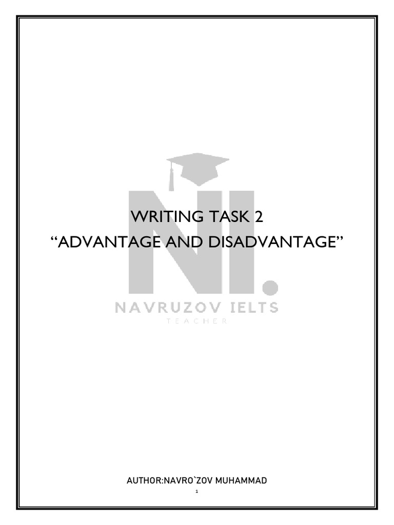 Advantage and Disadvantage | PDF