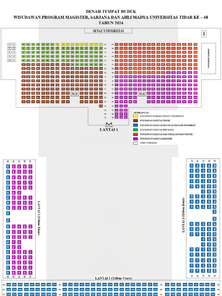 DENAH-TEMPAT-DUDUK-WISUDA-KE-68-TAHUN-2024 | PDF