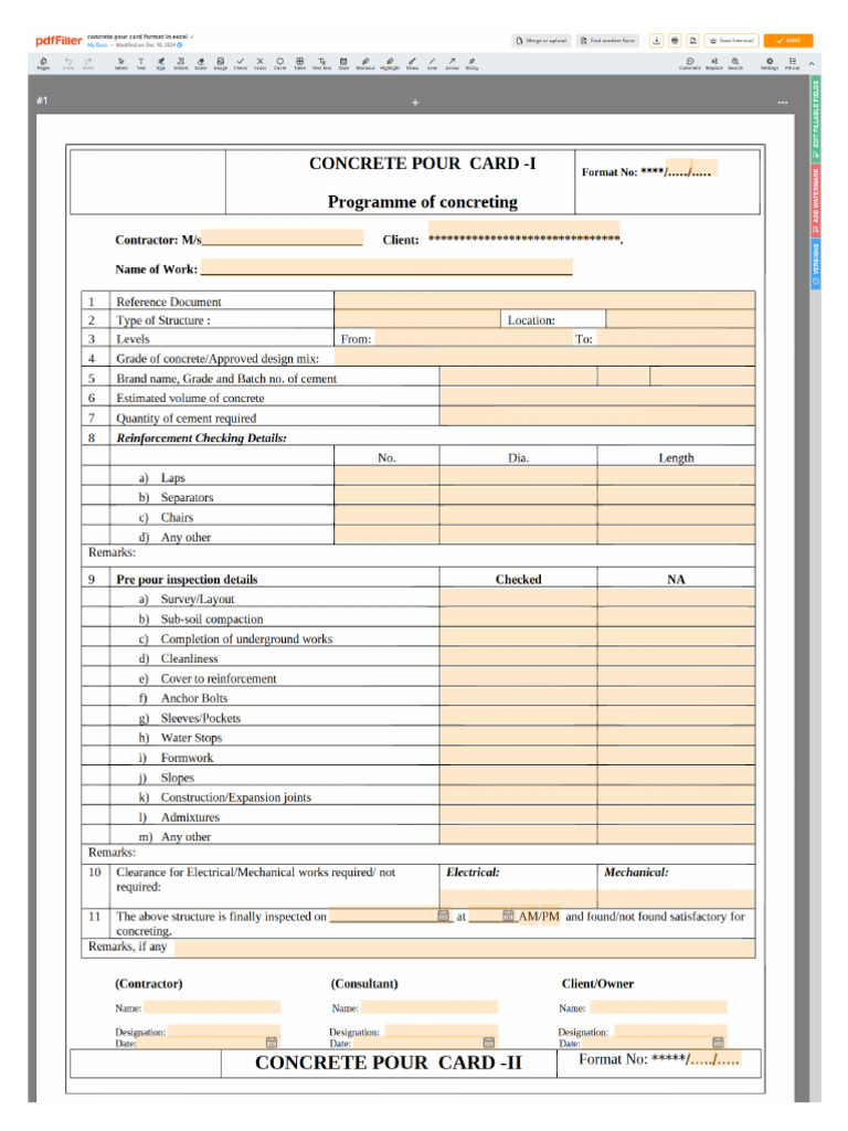 Screencapture File C Users PC Downloads PDFfiller Concrete Pour Card Format in Excel PDF 12 18 ...