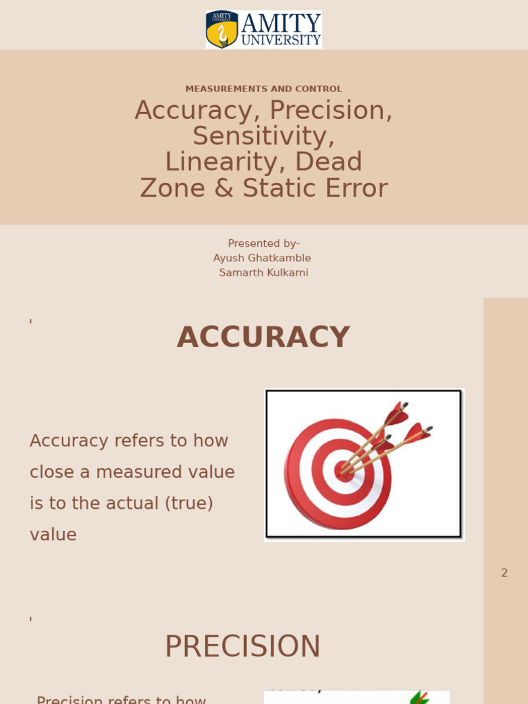 Measurements and Control | PDF | Accuracy And Precision | Applied ...