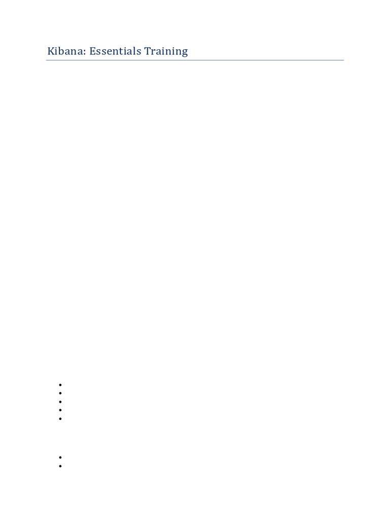Kibana Essentials | PDF