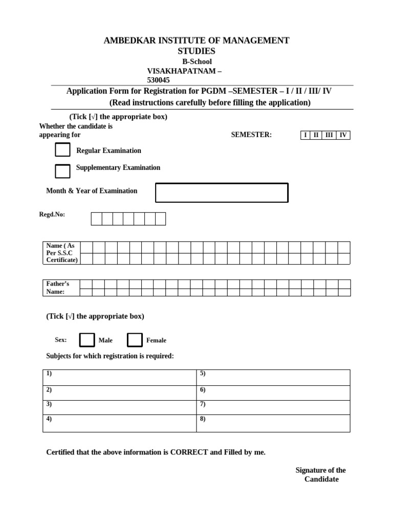 Aims Exam Application 2022 | PDF