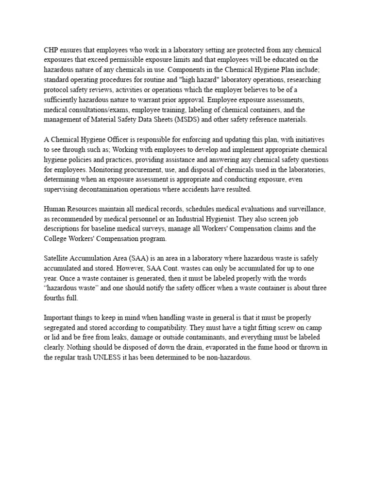 CHP, HazWaste, DOT Sec. Summary | PDF