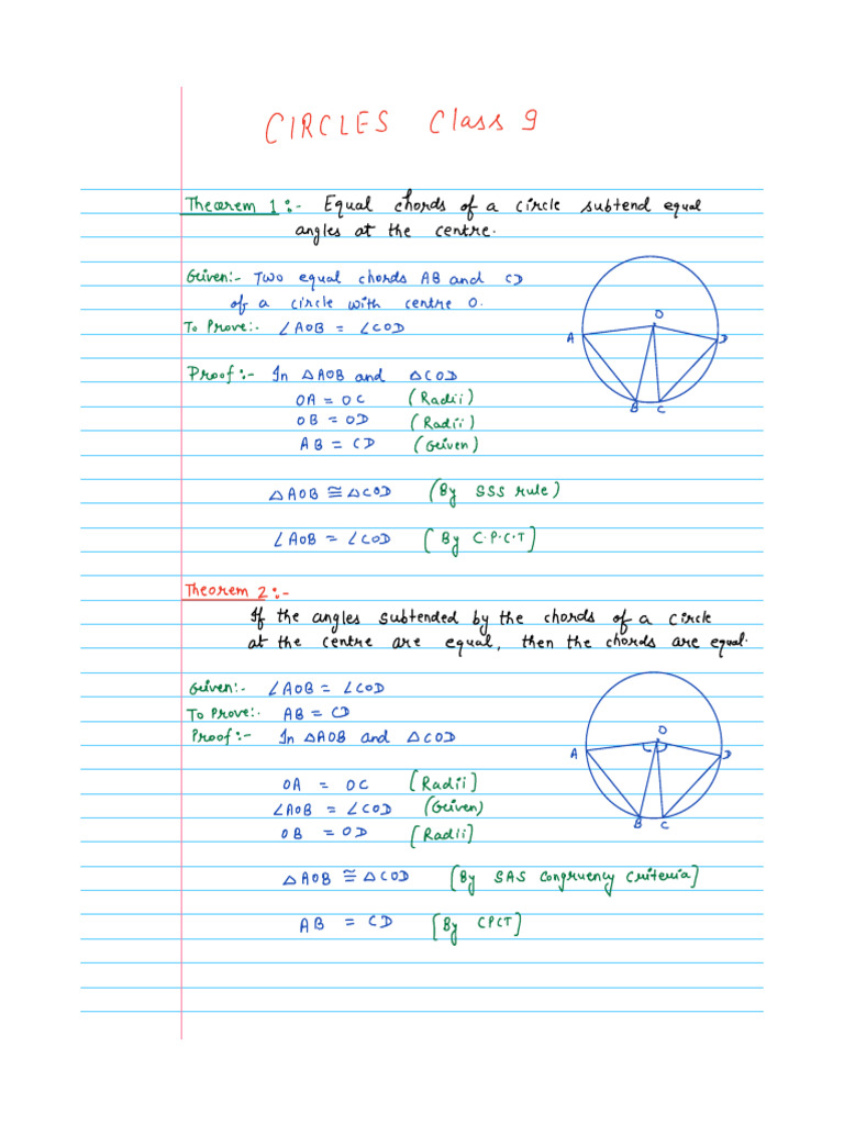 CIRCLES 9 (2) | PDF | Circle | Euclidean Geometry