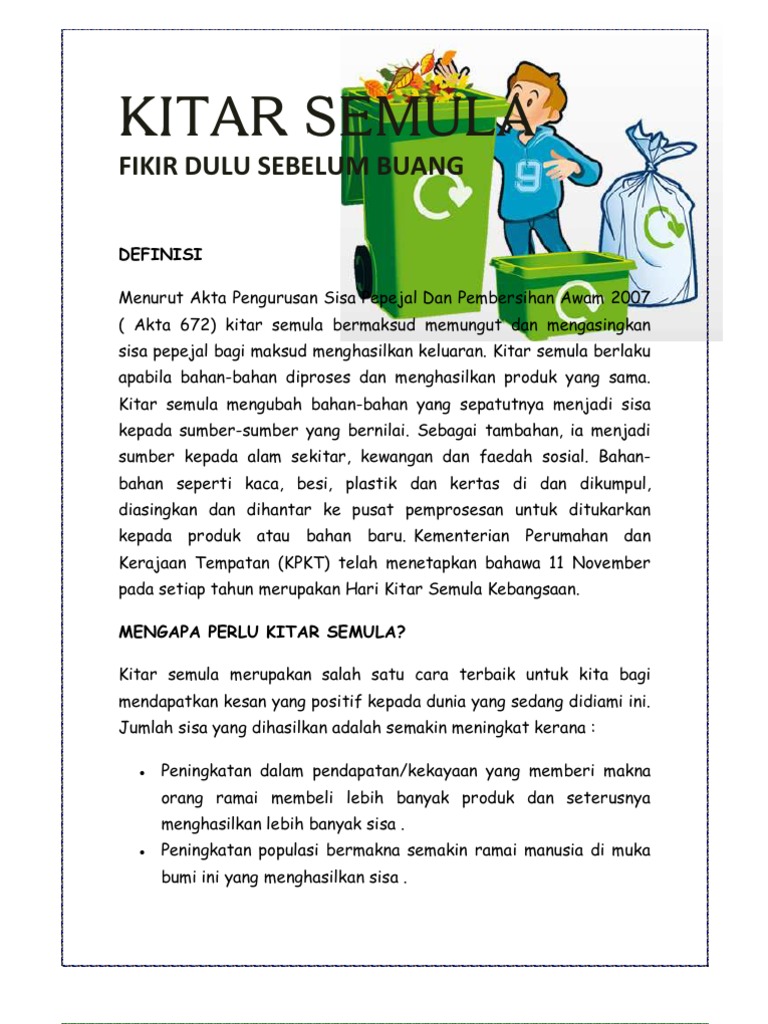 Kitar Semula | PDF