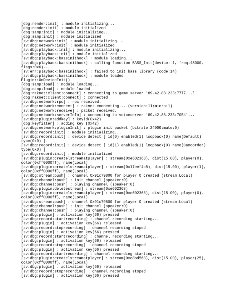 svlog | PDF | Telecommunications | Computing