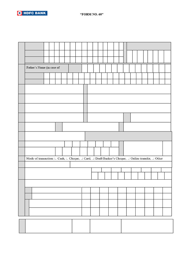 Form 60 | PDF | Identity Document | Income Tax