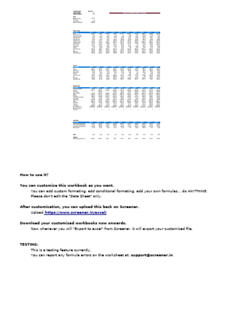 NMDC Financial Overview | PDF | Free Cash Flow | Equity (Finance)