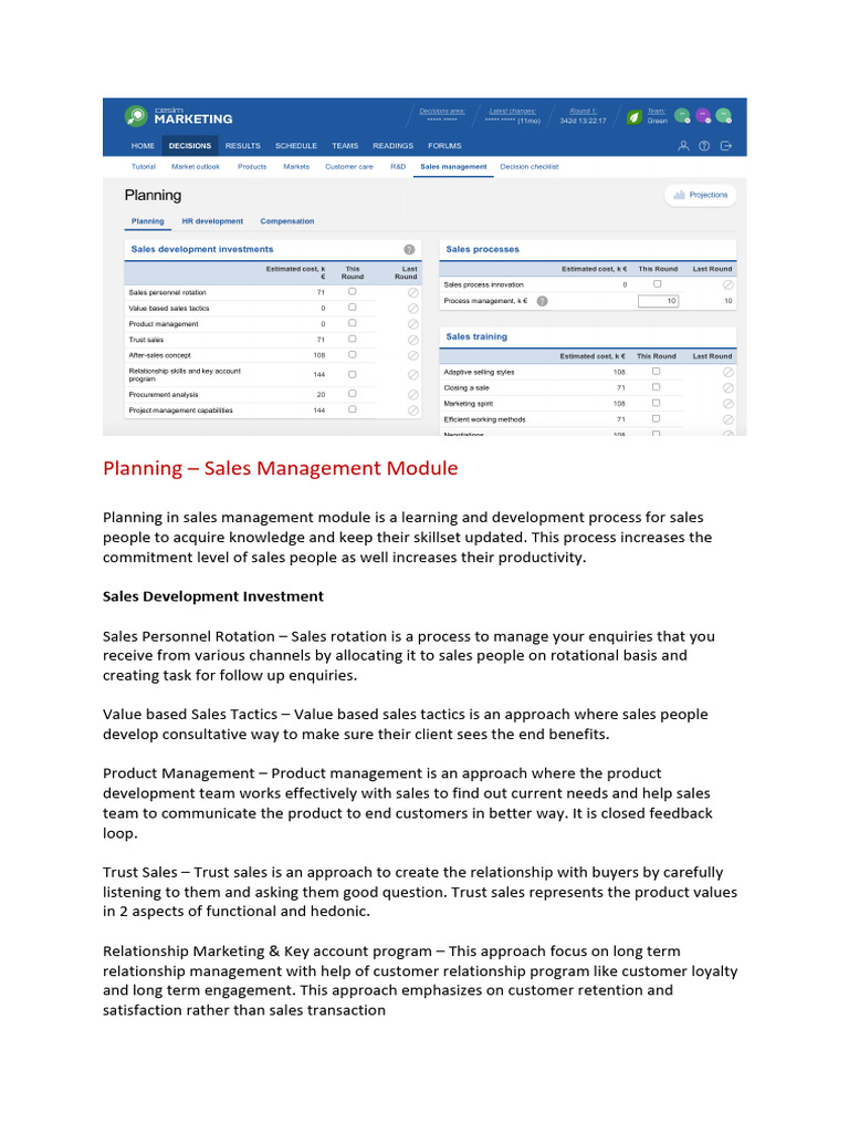 sales_management_report | PDF | Sales | Marketing