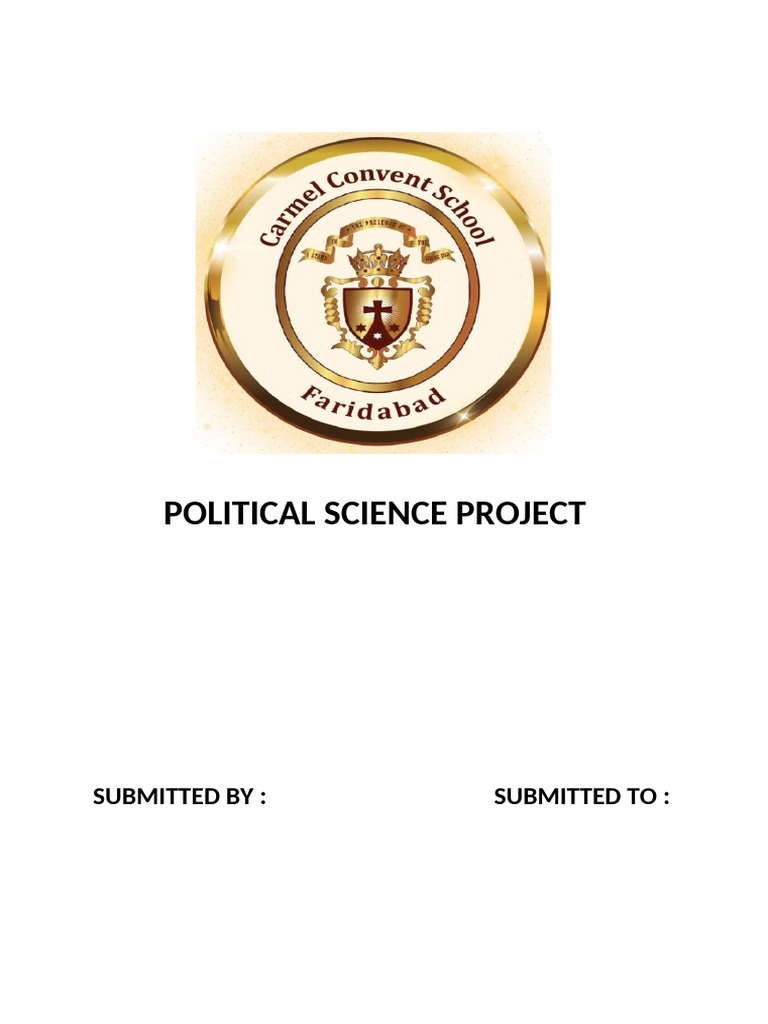 Political Science Project | PDF